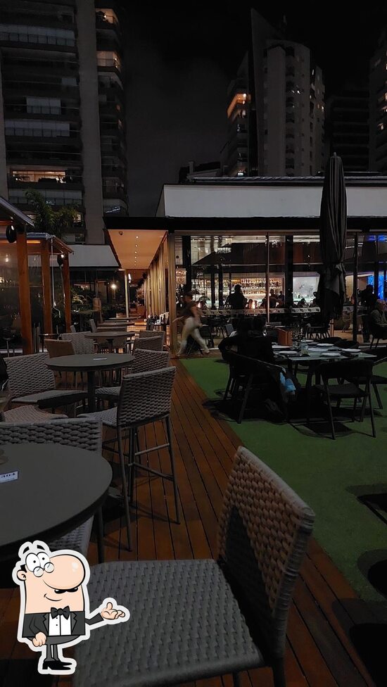 Menu at Baleia rooftop restaurant, São Paulo, R. Lício Nogueira