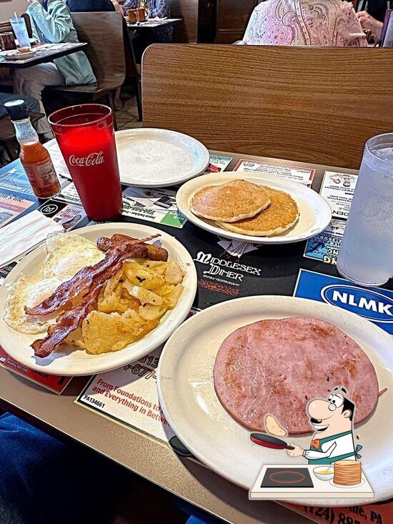 Menu at Middlesex Diner restaurant, West Middlesex