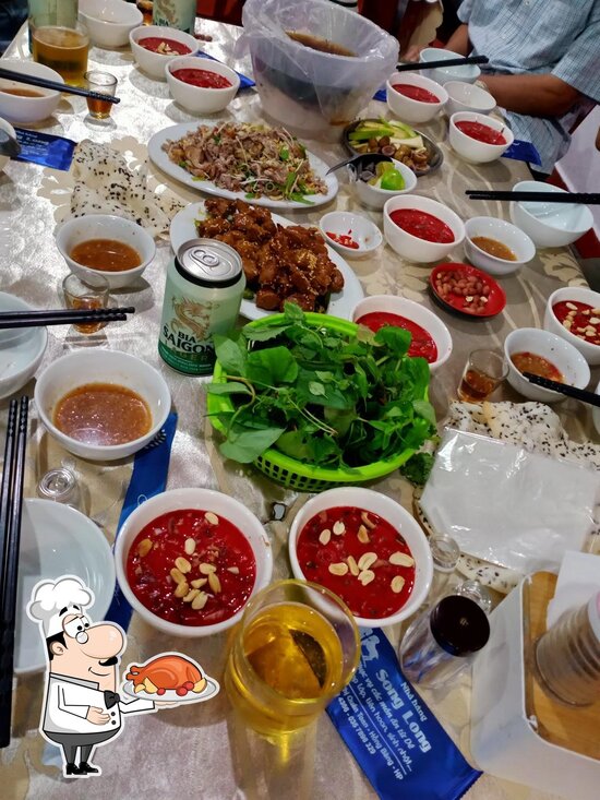 Menu at Lẩu dê song long restaurant, Hai Phong