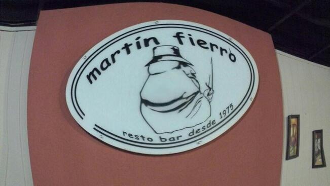 Menu at Martin Fierro Restobar, Maciel