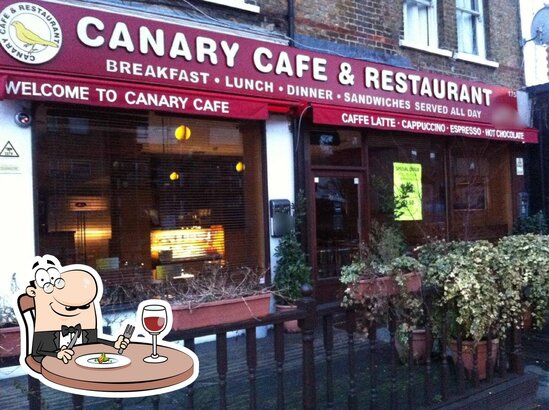 Menu at Canary Cafe & Restaurant, South Croydon