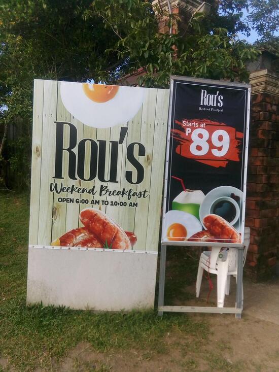 Rou's Weekend Breakfast restaurant, Cabuyao - Restaurant reviews