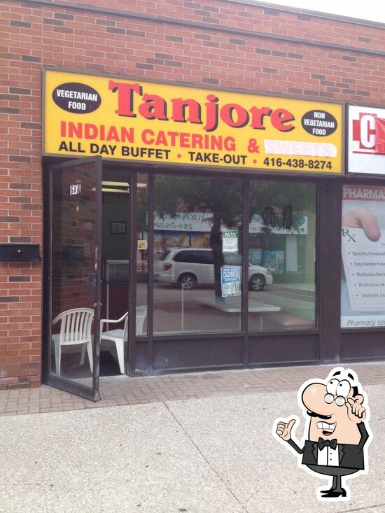 Menu at Tanjore restaurant, Toronto
