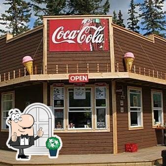 Menu at Coal Mine Campground & Canteen restaurant, Carmacks, Klondike Hwy