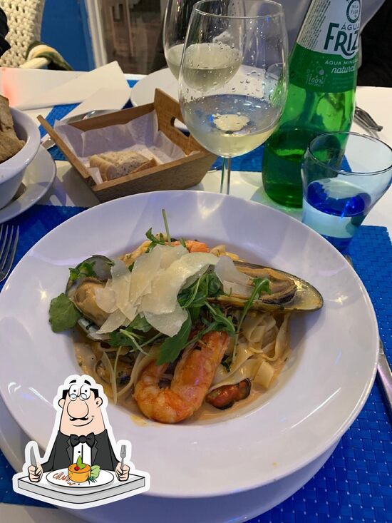 Menu at Elementos restaurant, Faro