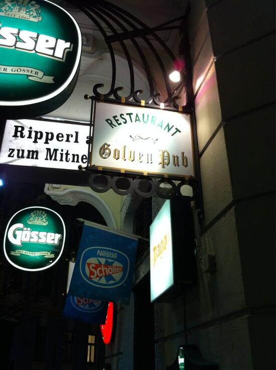 Speisekarte von Golden Pub, Linz