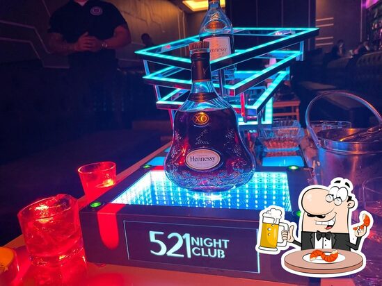Menu at 521 Night Club, Angeles