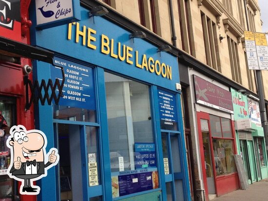 Menu at Blue Lagoon Fish & Chips (Dumbarton Road), Glasgow, 244 ...