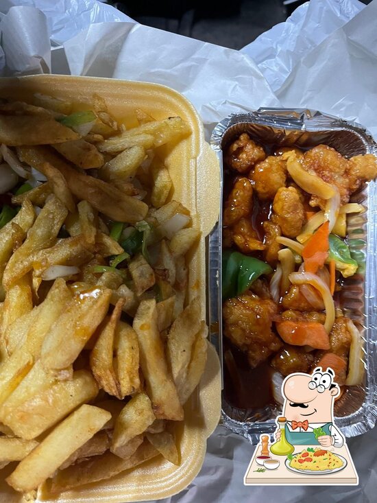 Menu at Brownhill Chippy fast food, Blackburn