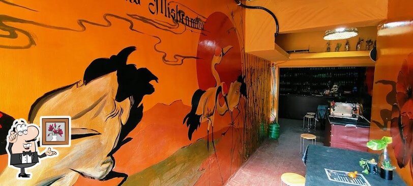 Menu at The Rave's restaurant and drinks, Varanasi