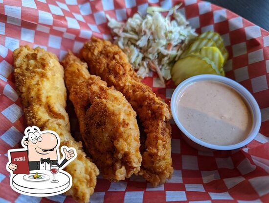 Menu at Flirty Bird Nashville Hot Chicken restaurant, Calgary, 314 10 St NW