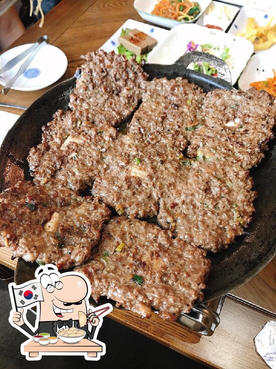 Menu at Deokinkwan restaurant, Damyang-gun, Jukyang-daero