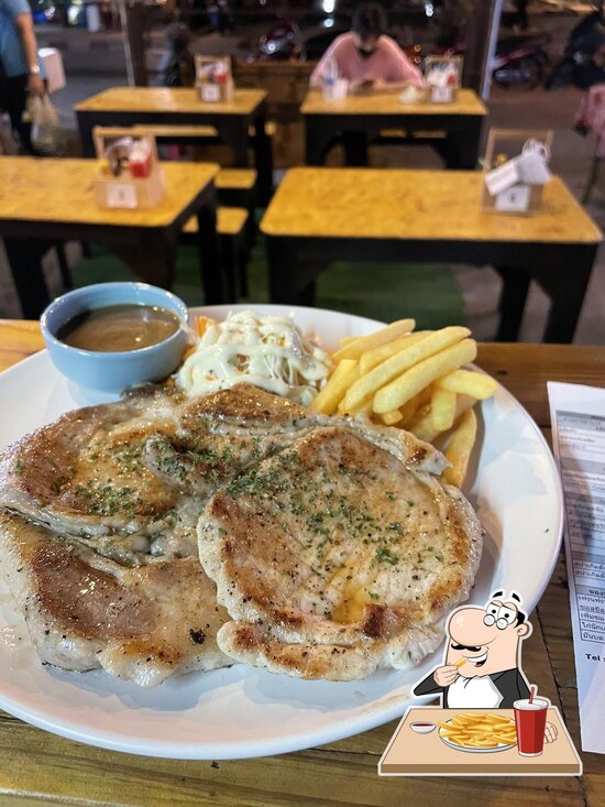 Menu at Local steak, Bangkok