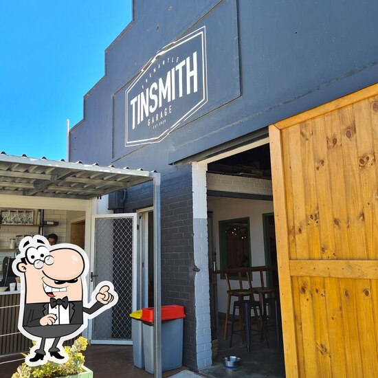Menu at Tinsmith Garage cafe, Fremantle