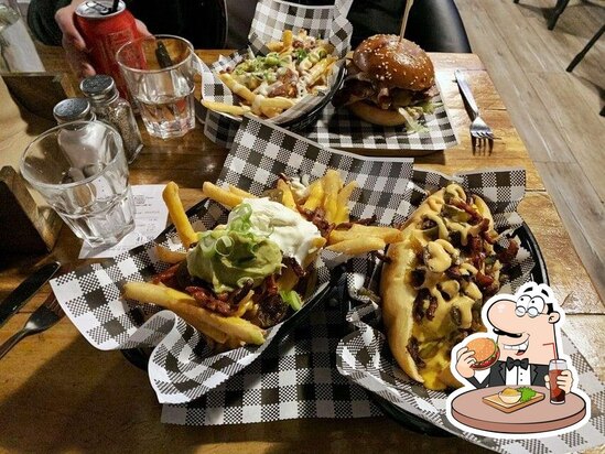 Carta del restaurante Burger Kitchen, Moonee Ponds