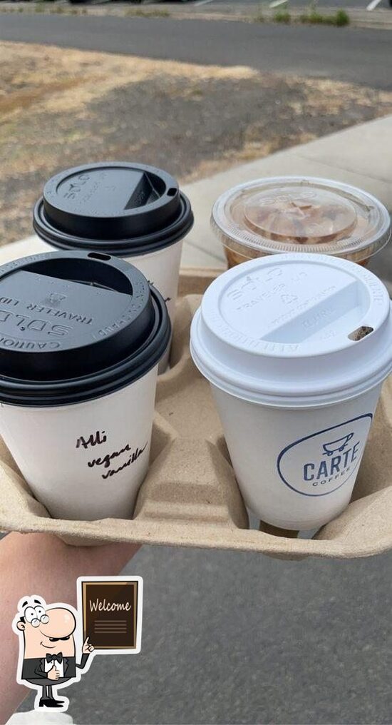 Menu at Carte Coffee, Walla Walla