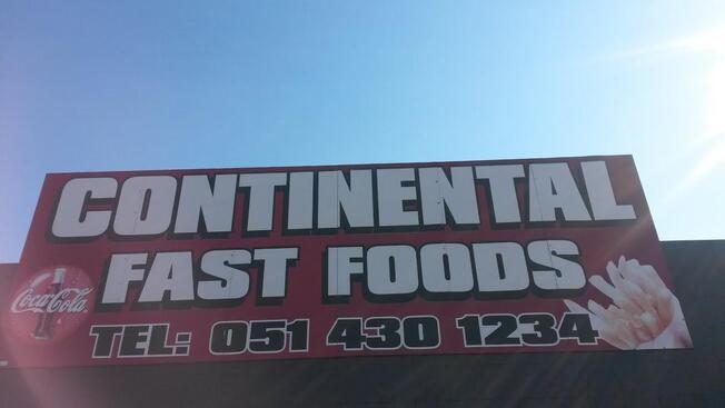 Continental Fast Foods, Bloemfontein - Restaurant reviews