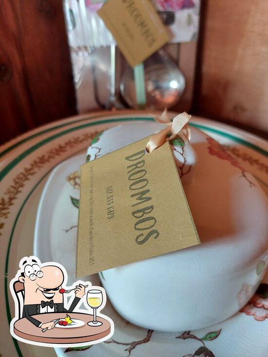 Menu at Droombos - Garden Route, Groot Brakrivier