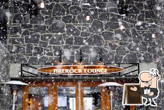 Menu at FireRock Lounge pub & bar, Whistler