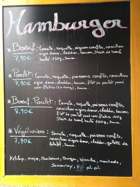 Menu au Le kipling restaurant, Saint-Pierre-d'Oléron