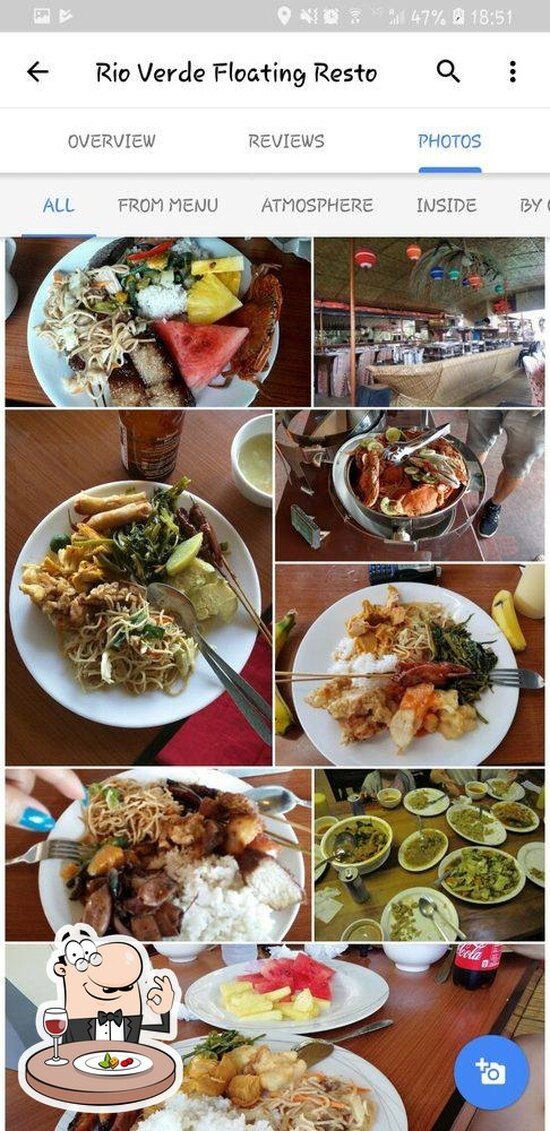 Menu at Rio Verde Floating Restaurant, Loay