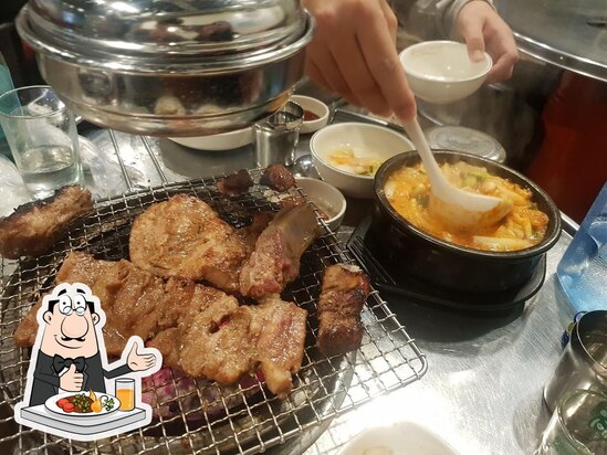 Menu at 숯불나라 restaurant, Busan
