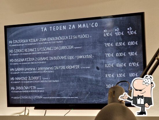 Malca Mimogrede, Maribor - Restaurant menu, prices and reviews