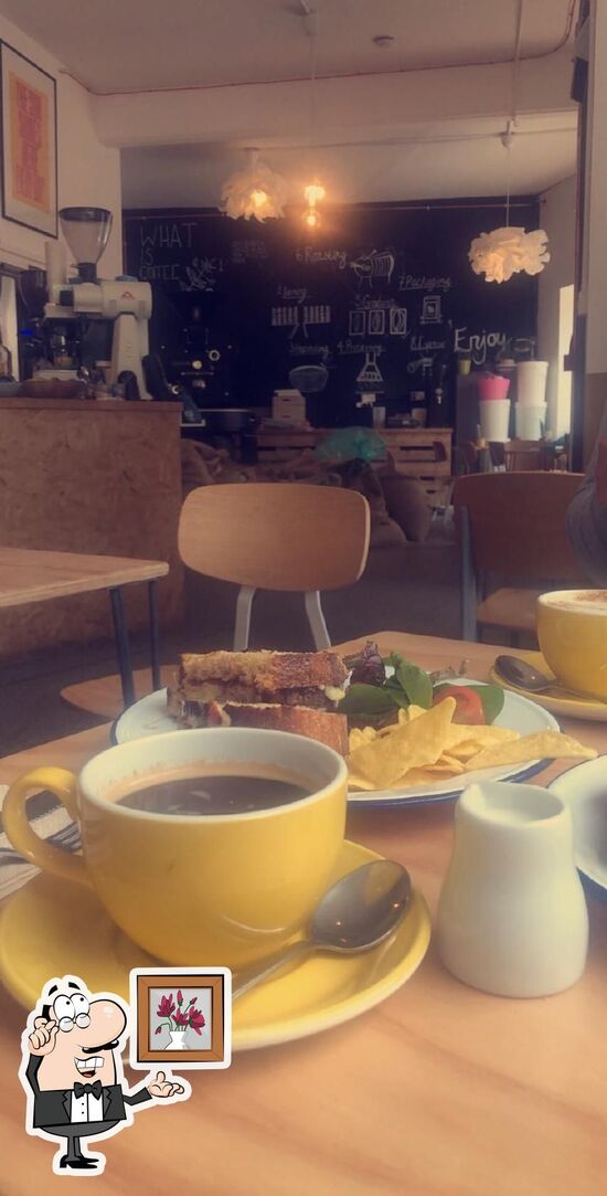 Menu at The Hide cafe, Sheffield
