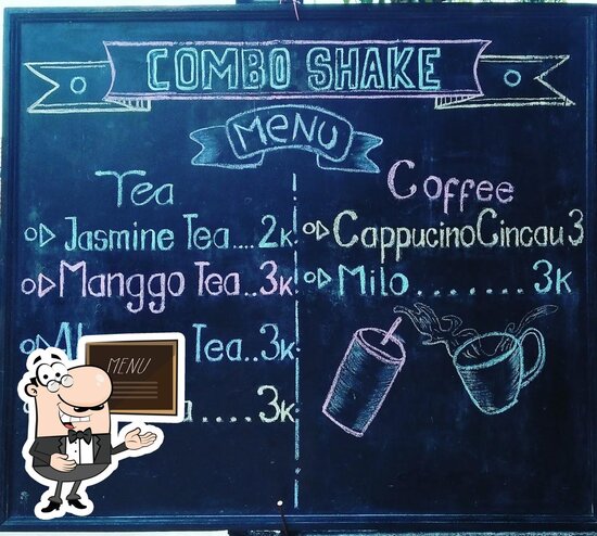 Menu at combo blend cafe, Tamanmartani