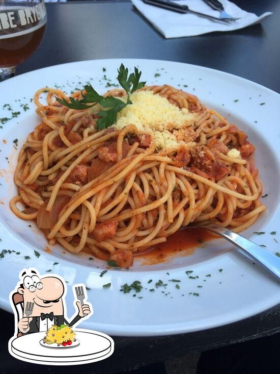 Menu at Pinocchio pizzeria, Ribe