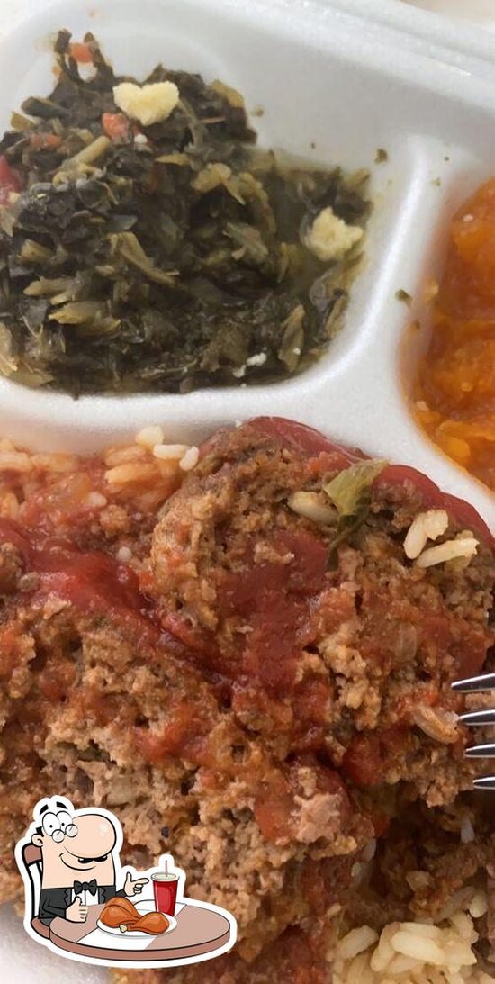 Menu at Talk of the Town Soul Food restaurant, Decatur