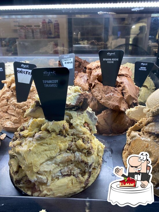 Carta de Kayak Ice Cream Store - Chania, La Canea, Chalidon 36-38