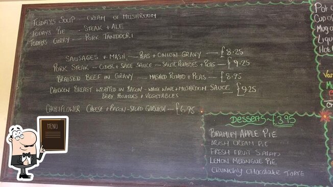Menu at The Hunting Lodge pub & bar, Ivybridge
