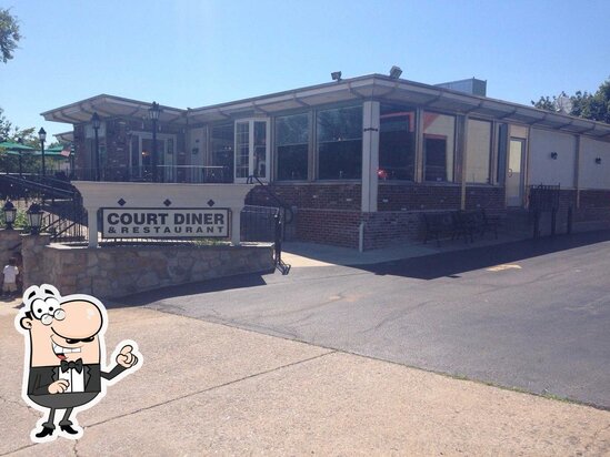 Menu at Court Diner restaurant, Media