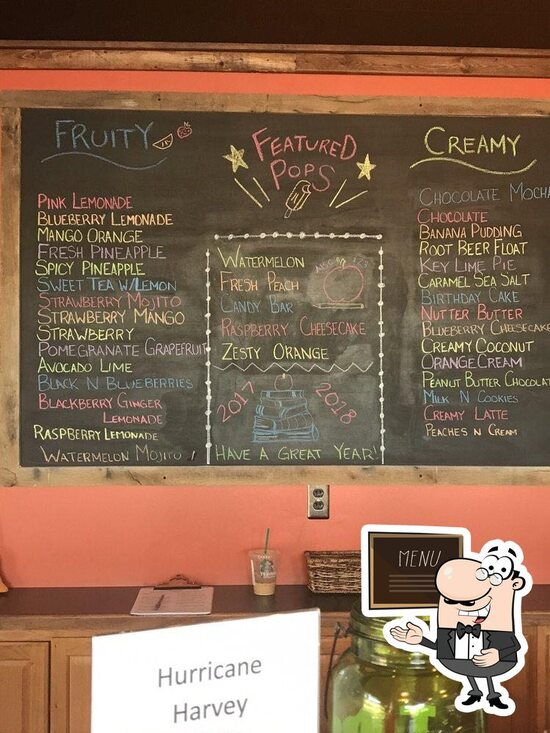 Menu at Frios Gourmet Pops - Alabaster desserts, Alabaster
