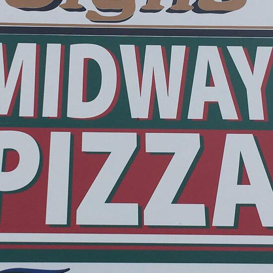 Menu at Midway Pizza House pizzeria, Westerly