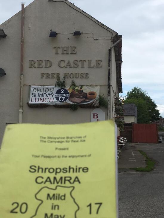 Menu at The Red Castle Inn pub & bar, Bomere Heath