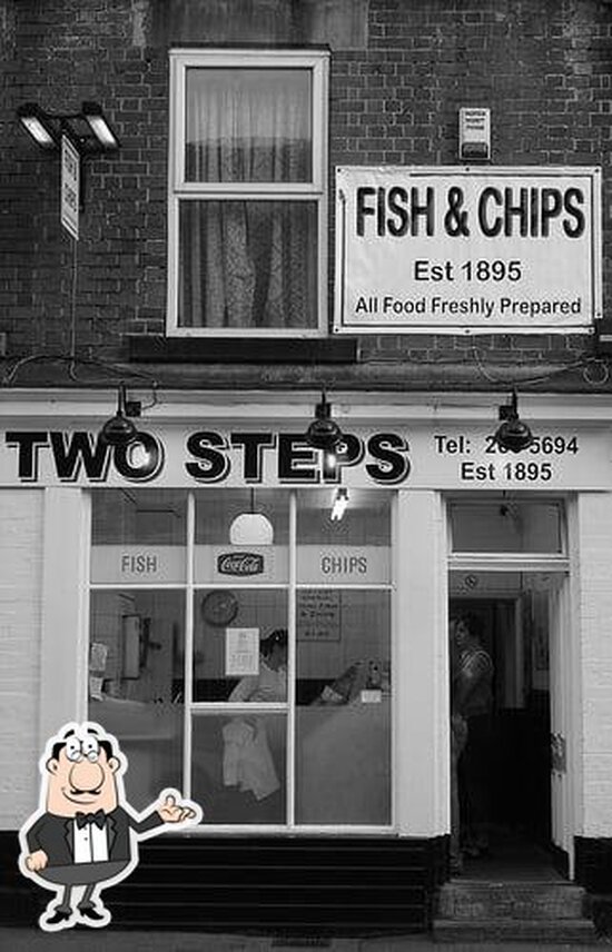 Menu at Two Steps Fish and Chips fast food, Sheffield