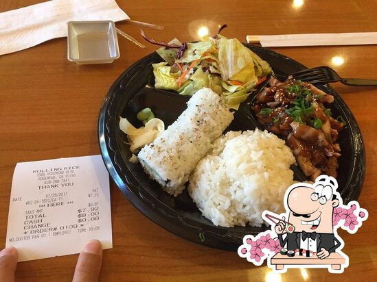 Menu at Rolling Rice restaurant, Rosemead