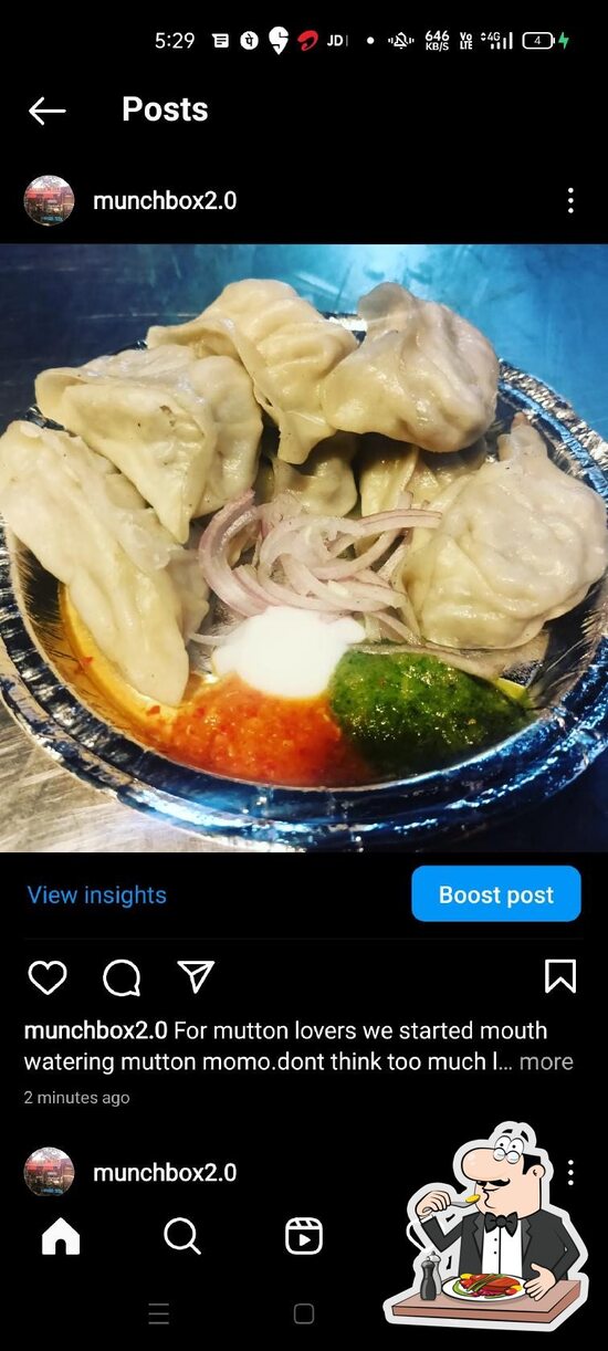 Menu at MUNCH BOX 2.0, Dehradun