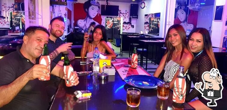 Menu at Geisha Club, Pattaya City
