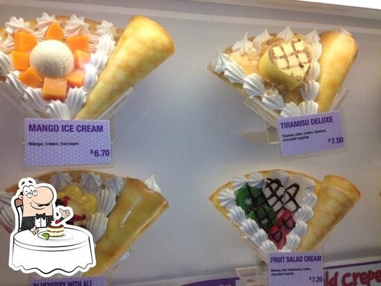 Harajuku Crepes, shop/148 Knox Pl in Melbourne - Restaurant menu and ...