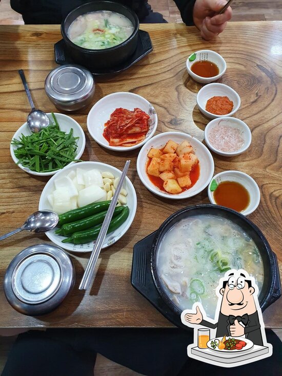 Menu at Suyeong Bonga Dwaeji-gukbap restaurant, Busan