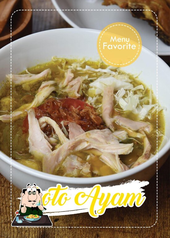 Menu at Resto Mangkok Kayu restaurant, East Jakarta