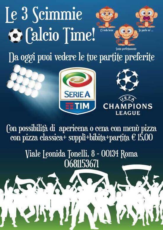Menu at Bar Risto-Trattoria Le Tre Scimmie, Rome