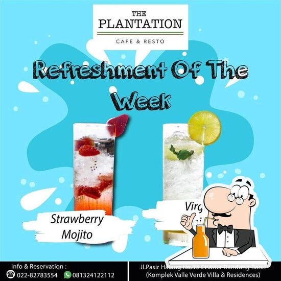 Menu at The Plantation Cafe & Resto, Bandung, Jl. Pasir Halang No. 33 ...