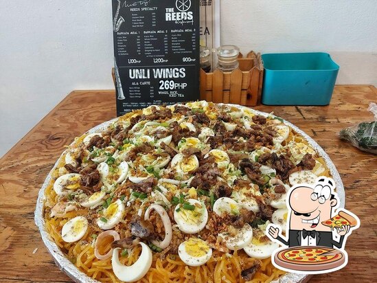 Menu at The REEDS restaurant, Tanza