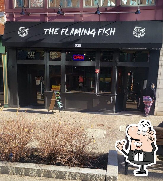 Menu at The Flaming Fish restaurant, Buffalo, 535 Main St