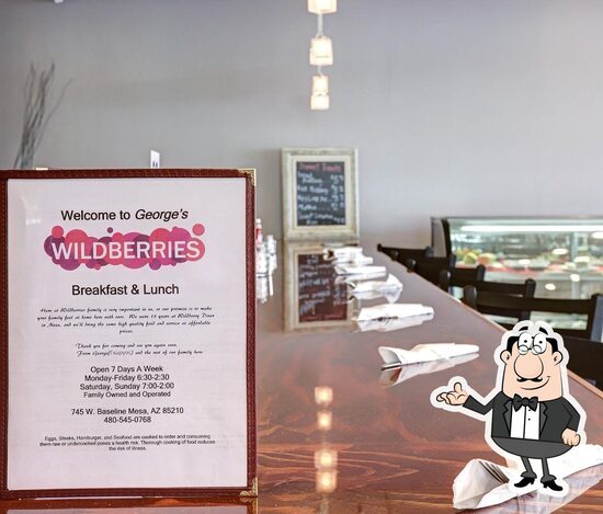 Menu at Wildberries restaurant, Mesa