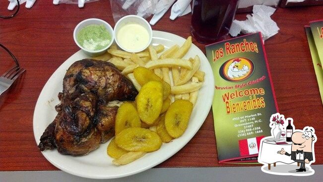 Menu at Los Ranchos restaurant, Greensboro, W Market St